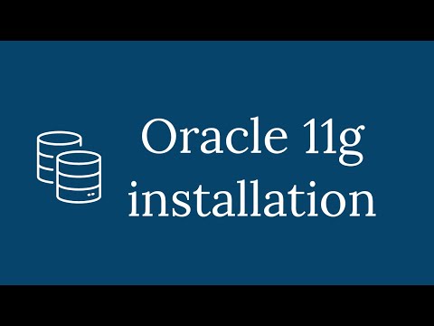 Oracle 11g Installation on Windows