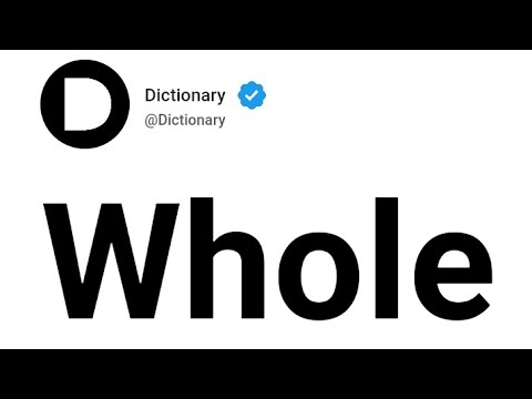 Whole Meaning In English