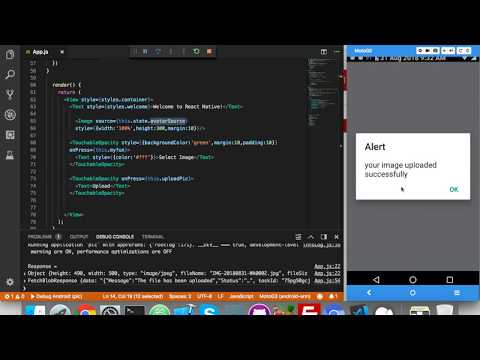 Image upload with PHP in React Native || RN Fetch blob