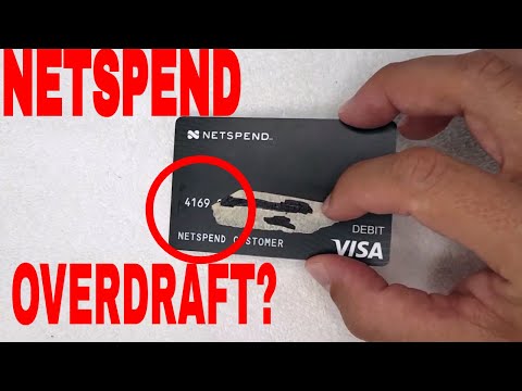 โ
Can Netspend Prepaid Debit Visa Overdraft? ๐ด