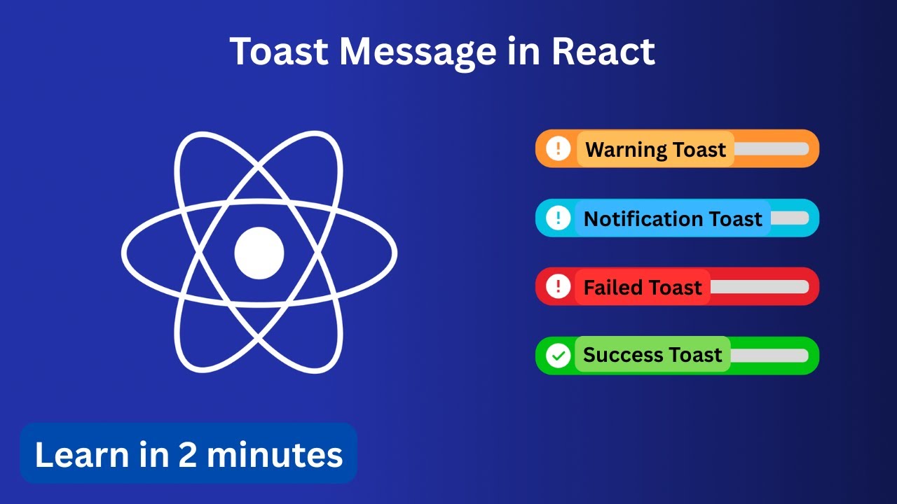 React Toastify Tutorial 2025 | Build Stylish Notifications with Tailwind CSS | React Toast Message