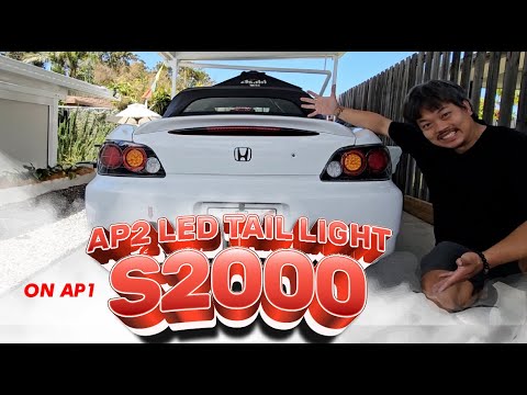 The S2000 AP1 Gets XTune AP2 LED Tail Light Upgrade!