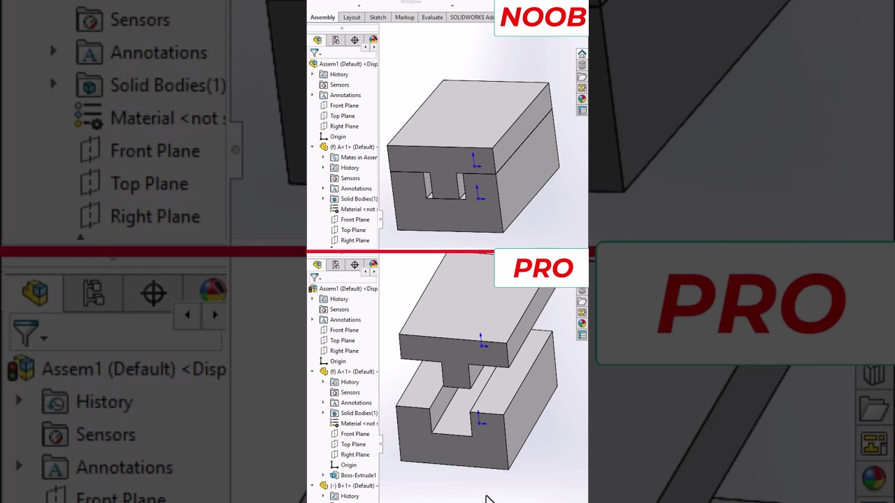 SOLIDWORKS ADVANCE ASSEMBLY MATES
