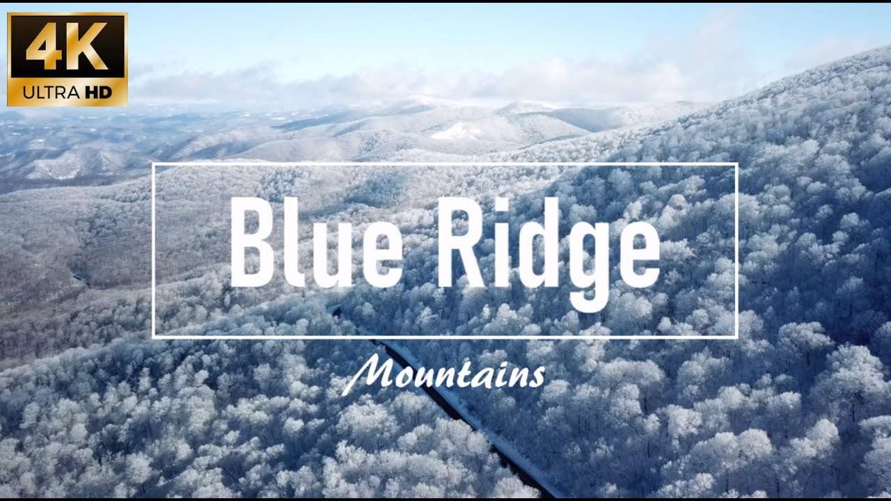 Winter Wonderland - Blue Ridge Mountains - A View from Above