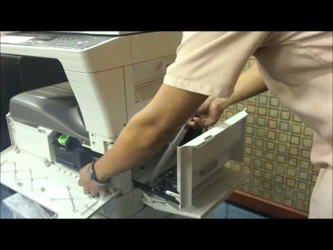 SHARP COPIER - Cartridge Toner Replacement and Fixing Misfeed Paper