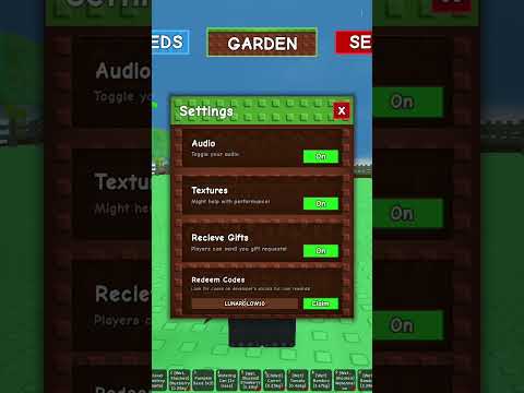 ALL NEW codes in GROW A GARDEN | #shorts