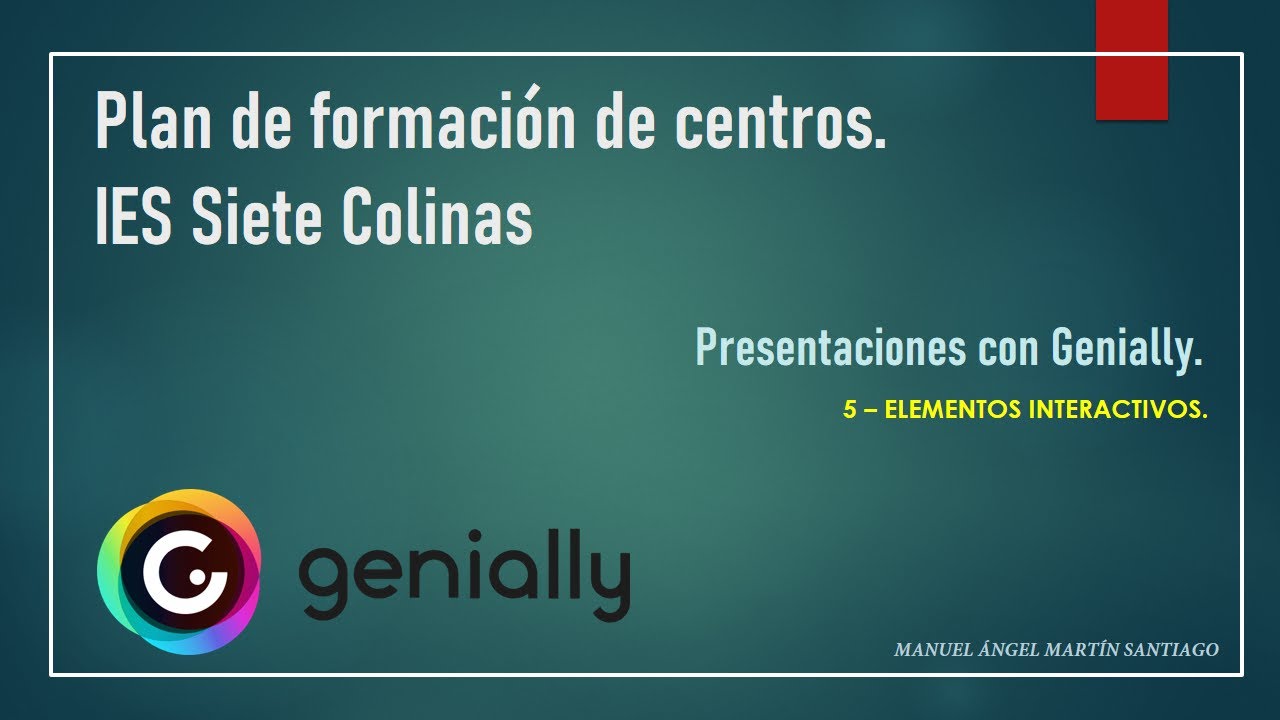 63 - Elementos interactivos en Genially.