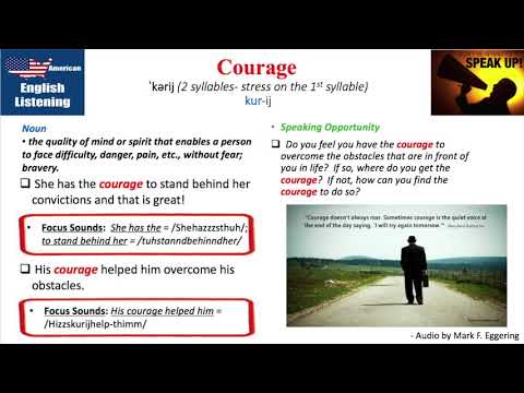 MEAA! Word of the Day: Courage
