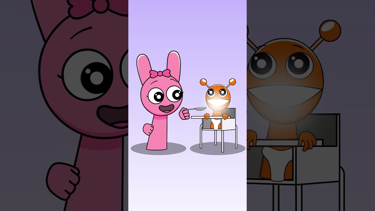 Say AAA Oren Pinki😂😂😂  #sprunki #incredibox  #animation