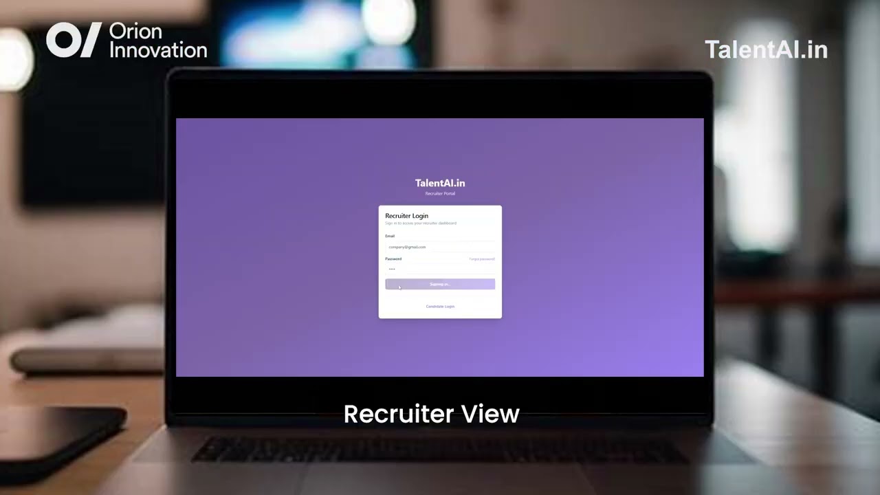TalentAI.in | Orion Innovation