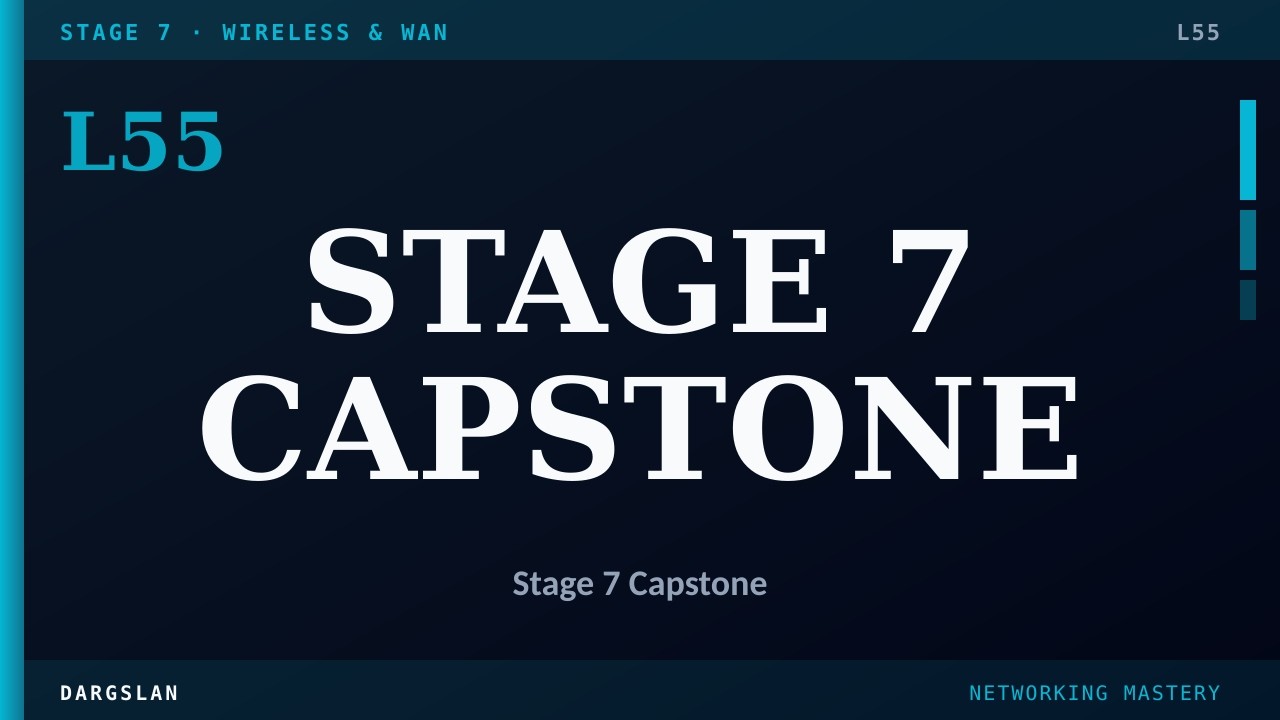 Stage 7 Capstone — explained simply | Networking #55