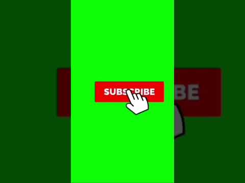 Green Screen Subscribe button no copyright