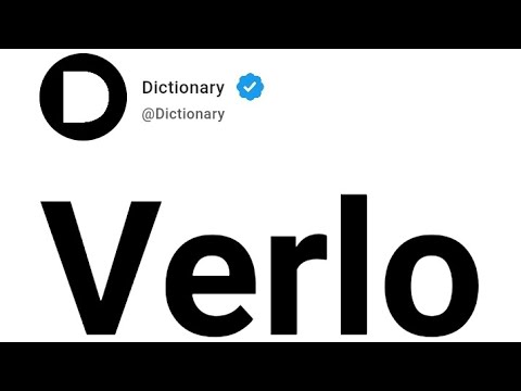 Verlo Meaning In English
