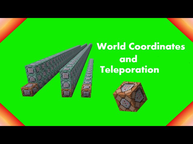 World Coordinates and Teleporation Minecraft Map