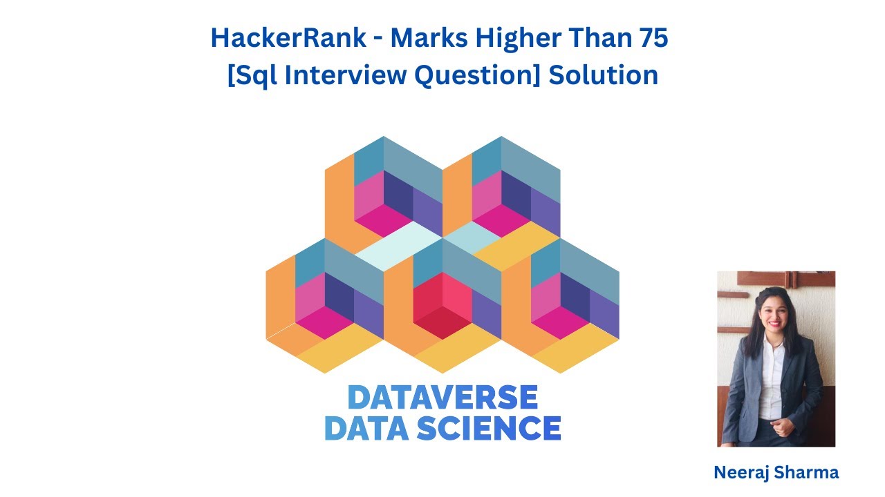 HackerRank - Marks Higher Than 75 [Sql Interview Question] Solution