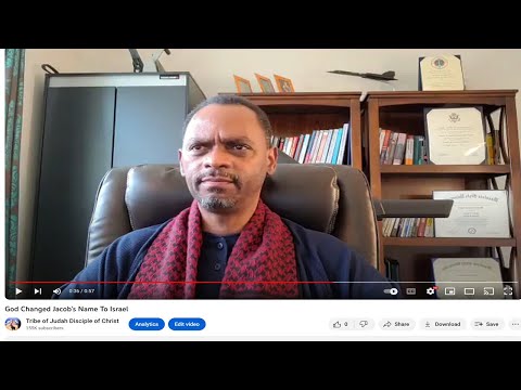 God Changed Jacob's Name To Israel