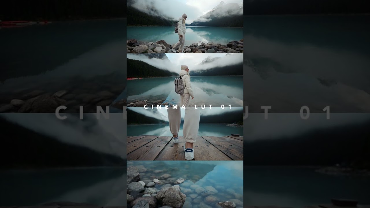 Before & After Color Grade - Cinema LUT 01