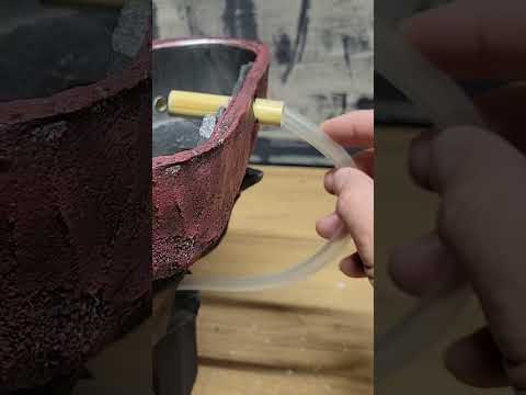 Installing & assembling water pump into indoor water fountain