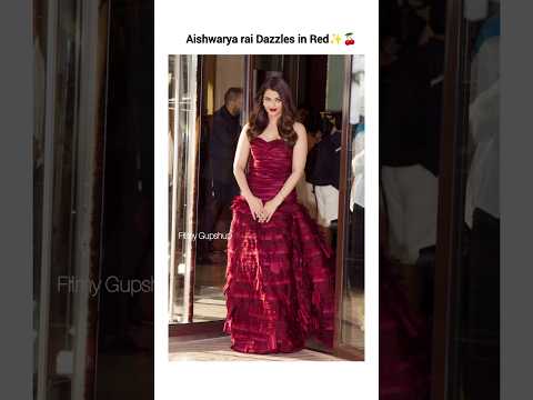 Aishwarya Rai dazzles in red♥️💥🧿#aishwarya #filmycrush #bollywood #filmygupshup #aish
