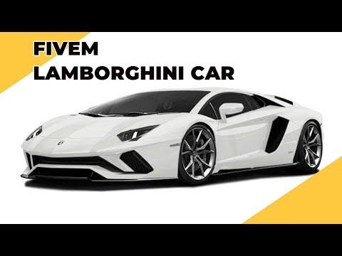 Fivem Lamborghini Car | FiveM Vehicle & Fivem Car | GTA V