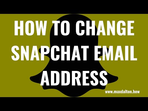 How to Change Snapchat Email Address