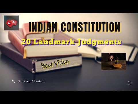 20 Landmark Cases of the Indian Constitution