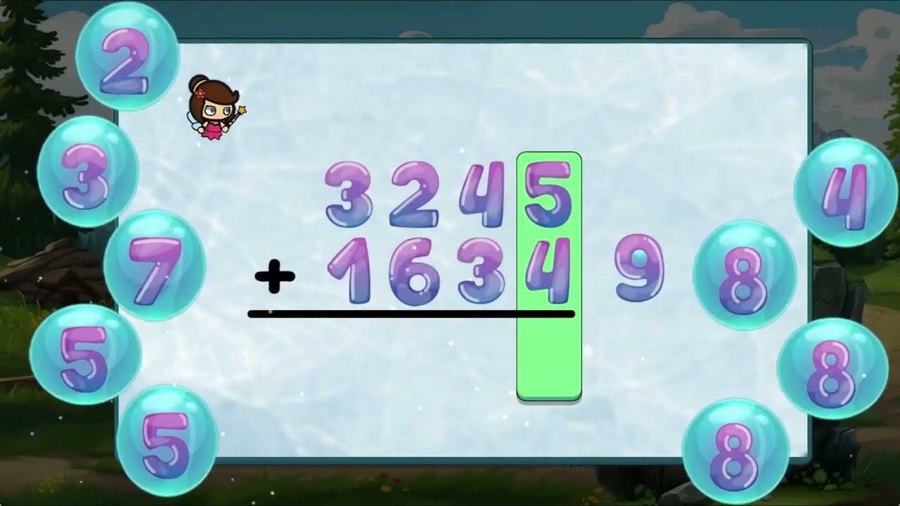 Math Game for Grades 3-5 | Fluently Add & Subtract Using Standard Algorithm | The Magical Adventure