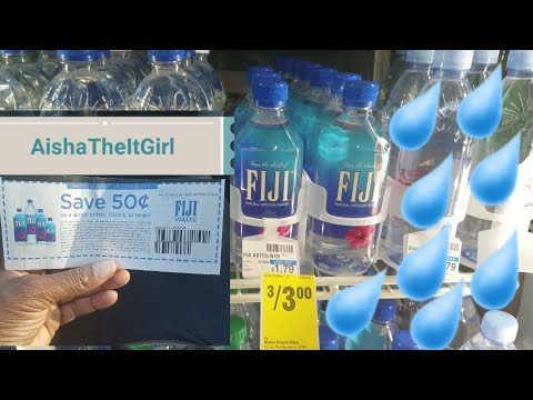 FIJI WATER AT CVS 50cents FOR 500ml BOTTLES.