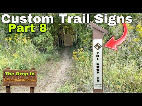 Backyard MTB Trail Signs