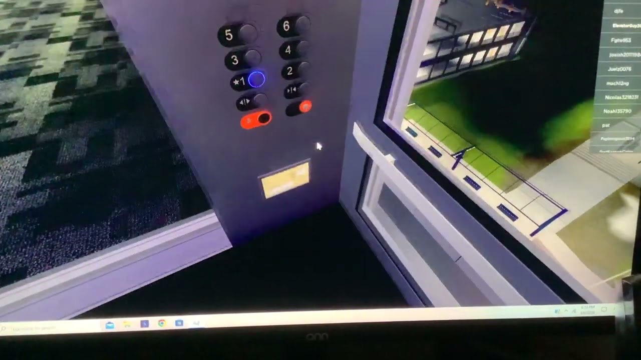 ThyssenKrupp traction elevators @ E.T. (Elevator testing) - Roblox