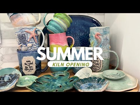 Kiln Opening! Colorful glaze combinations from Mayco, Amaco, coyote and clayscapes.