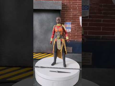 Marvel Legends Okoye Closer Look #marvellegends #blackpanther #blackpantherwakandaforever