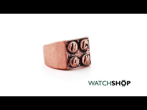 Icon Brand Jewellery Base metal Size Medium Building Block Ring (P1067-R-COP-MED)
