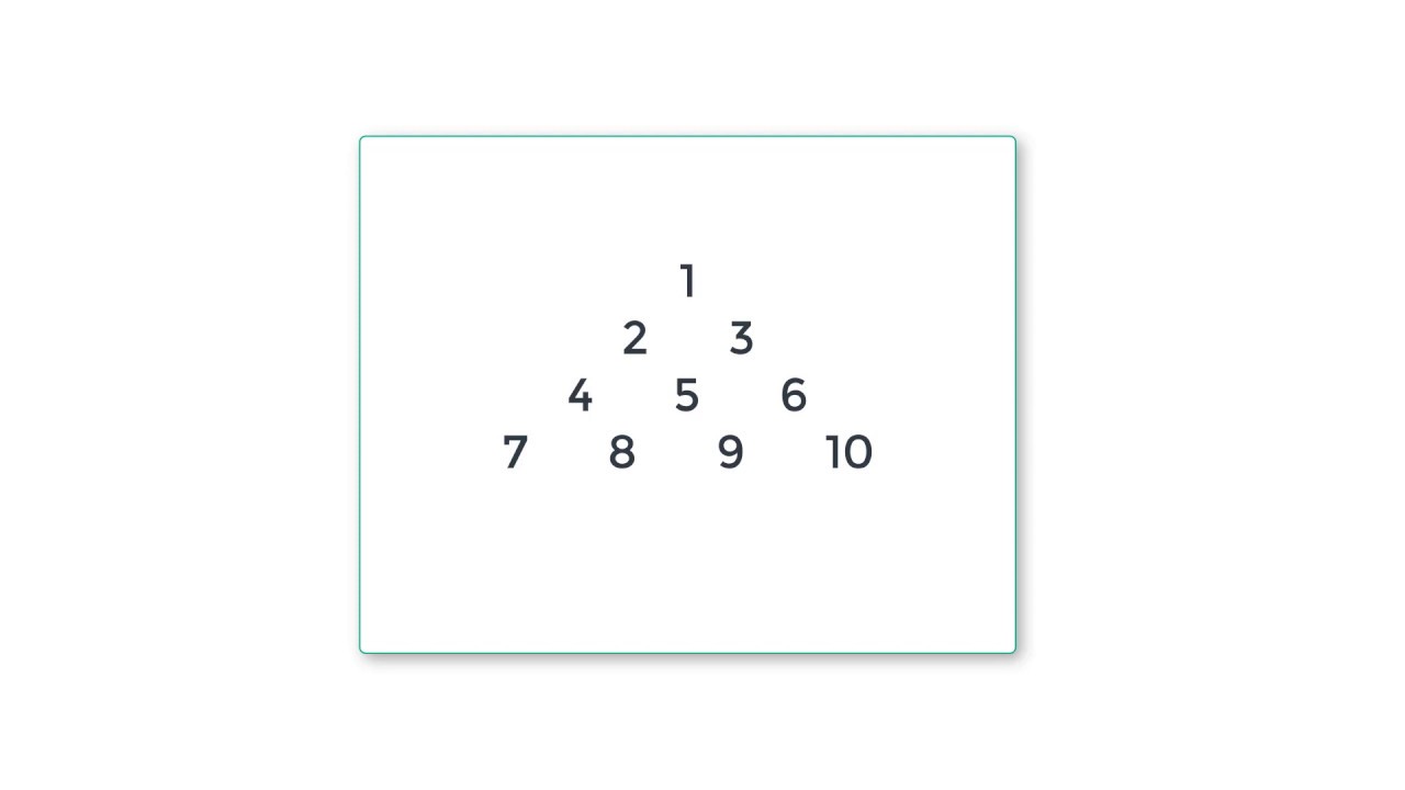 C Program To Draw Pyramid of Numbers, using For Loop