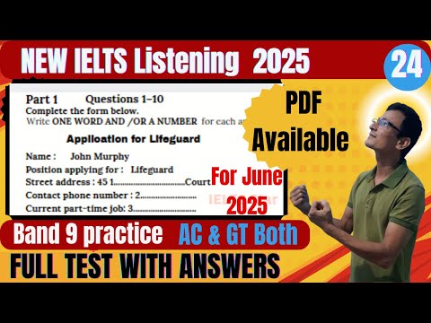 Latest IELTS Listening Test 2025 @ IELTS listening exam question