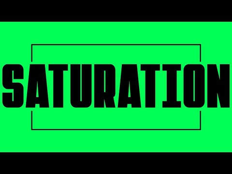 Saturation - Meaning and Pronunciation