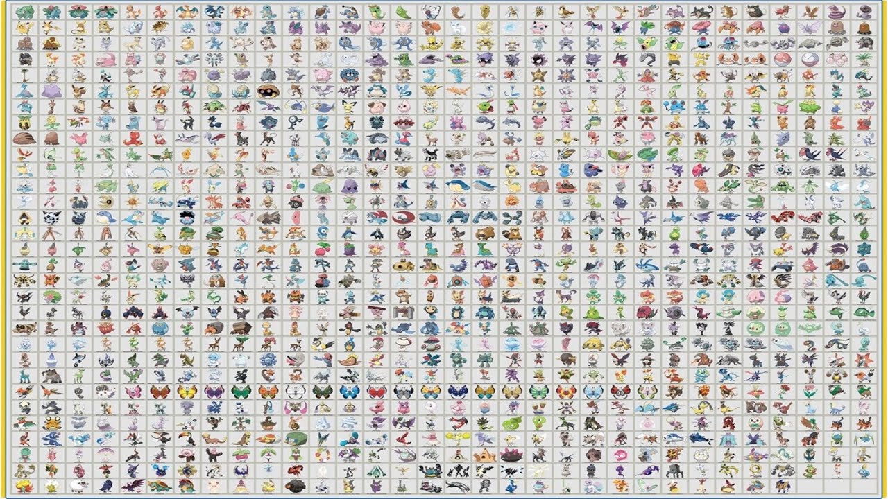 Coloreando Todos los 1021 Pókemon | GEN 1 a GEN 9