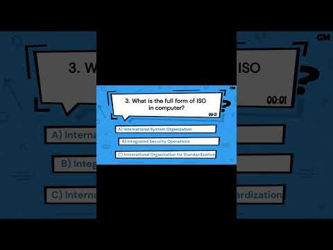 What is the full form of ISO in computer? | Great Mind Official