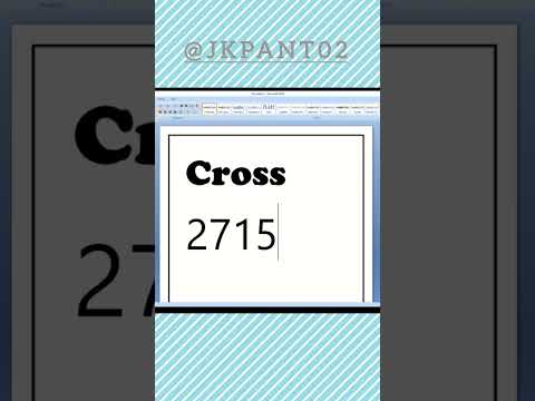 CROSS ❌ MS word symbol shortcut key #shortcutkeys #shortcut #msword #mstechtricks #tips #tending