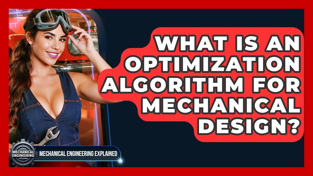 What Is An Optimization Algorithm For Mechanical Design? - Mechanical Engineering Explained