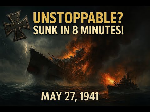 The Sinking of the Bismarck | WWII Naval Showdown | This Day in History – May 27, 1941