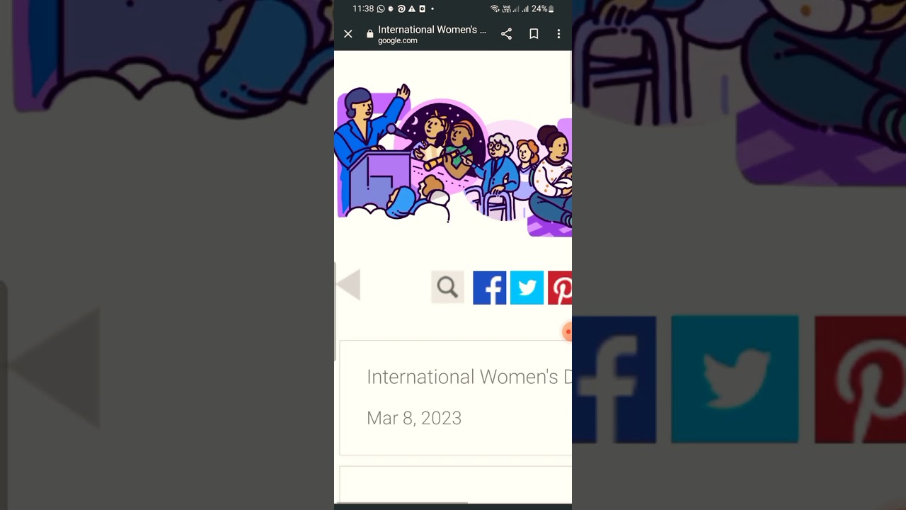 🤰💃Celebrate🎉 International #Women's day on🎊 March 8 #GoogleDoodle #empowered #abzza