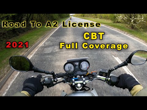 CBT Full Coverage 2021. Road To A2 Motorcycle Licence UK Is It Easy? Learner's First Step! 125 Bike