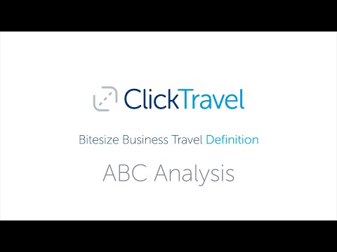 Bitesize Business Travel Definition: ABC Analysis