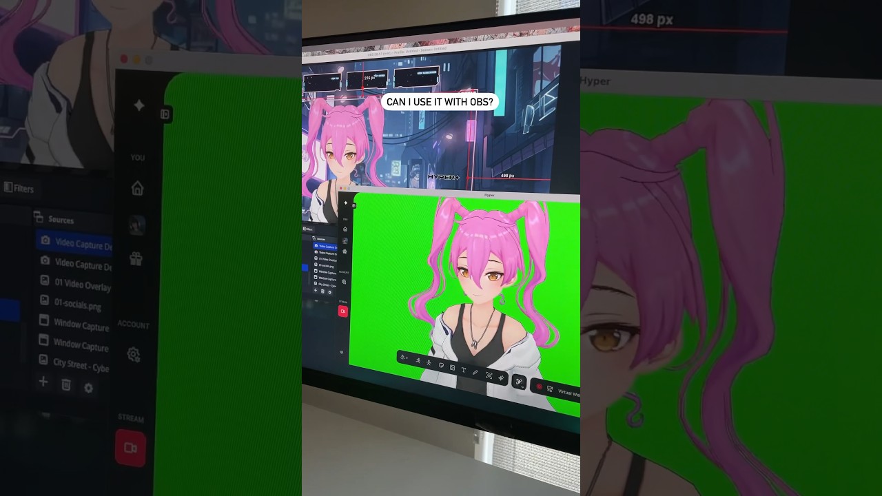 How to use Hyper on Desktop with OBS #vtuber
