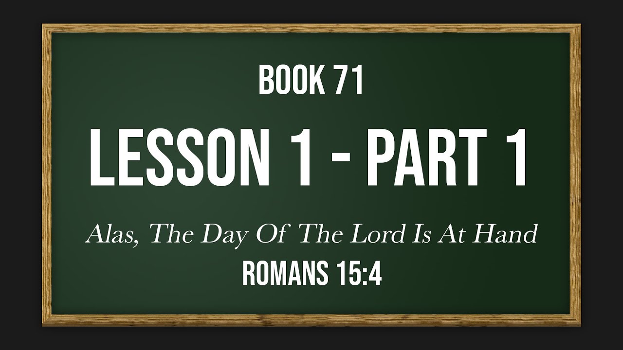 Les Feldick - 71-1-1 - Through the Bible Program #2007-01