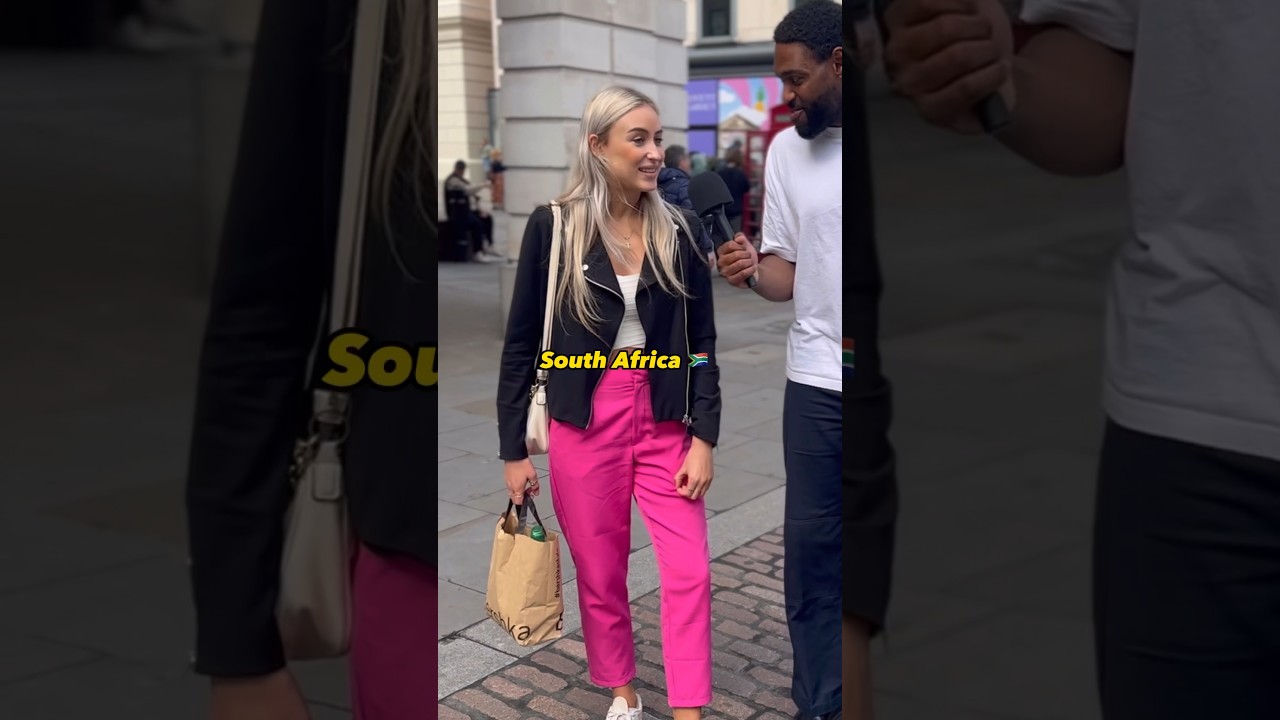 Do ALL South Africans sound like this 😅 #streetinterview #culturaldifferences #southafrica #fyp #uk