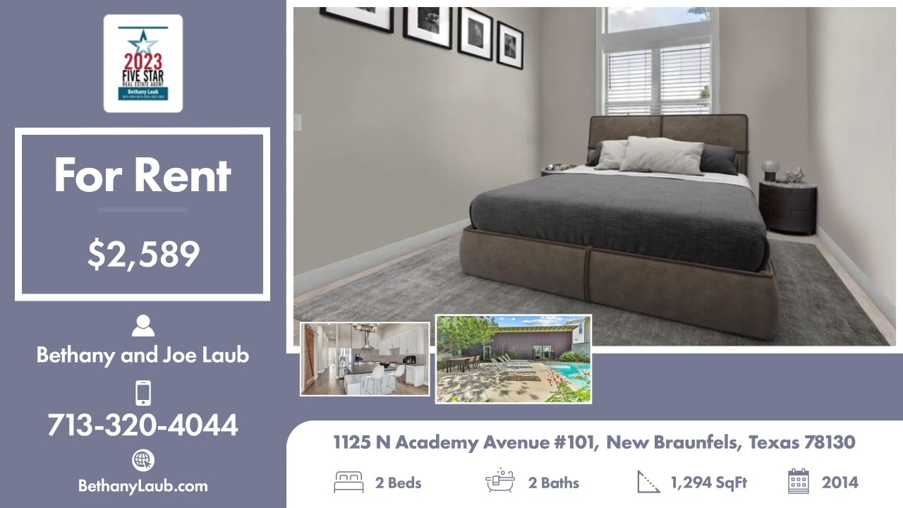 Active in 1125 N Academy Avenue #101, New Braunfels, Texas 78130 Contact me for a showing!