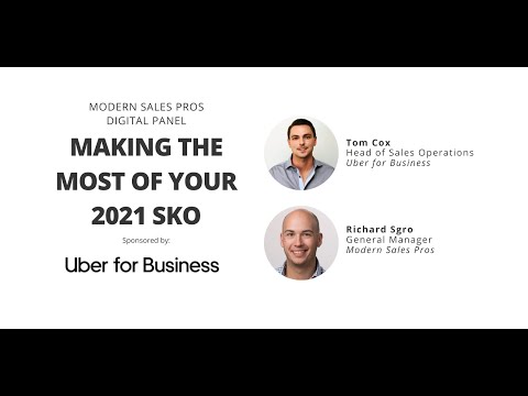 Modern Sales Pros - Digital Panel - Making The Most Of Your 2021 SKO
