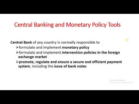 Introduction: Central Banking and Monetary Policy Tools